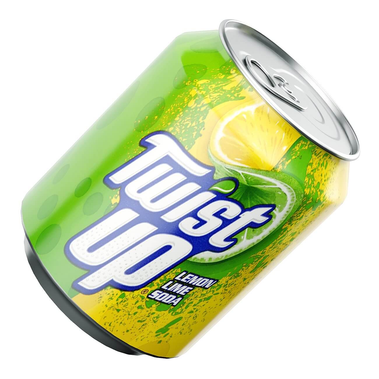 Great Value Twist Up Lemon Lime Soda Can 250ml - 3D Model by murtazaboyraz
