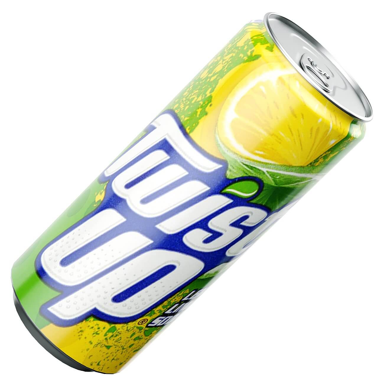 Great Value Twist Up Lemon Lime Soda Can 355ml Sleek - 3D Model by ...