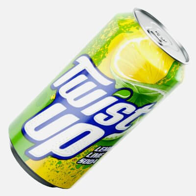 Great Value Twist Up Lemon Lime Soda Can 440ml - 3D Model by murtazaboyraz