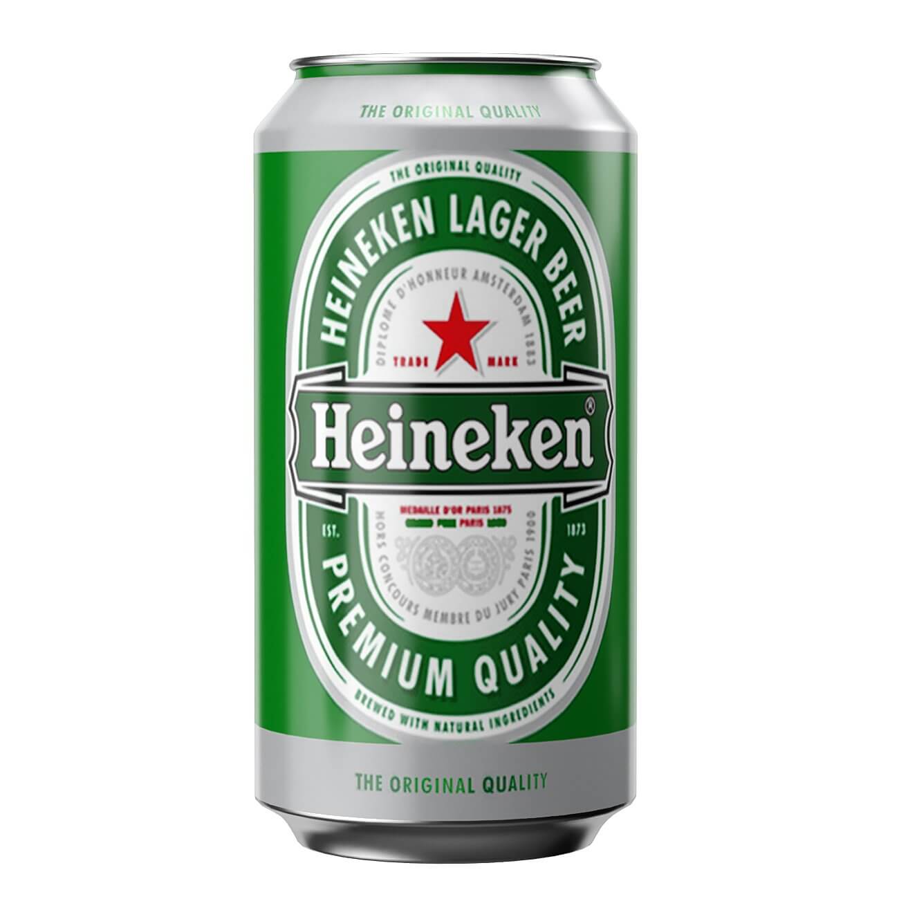 Heineken Beer Can 440ml - 3D Model by murtazaboyraz