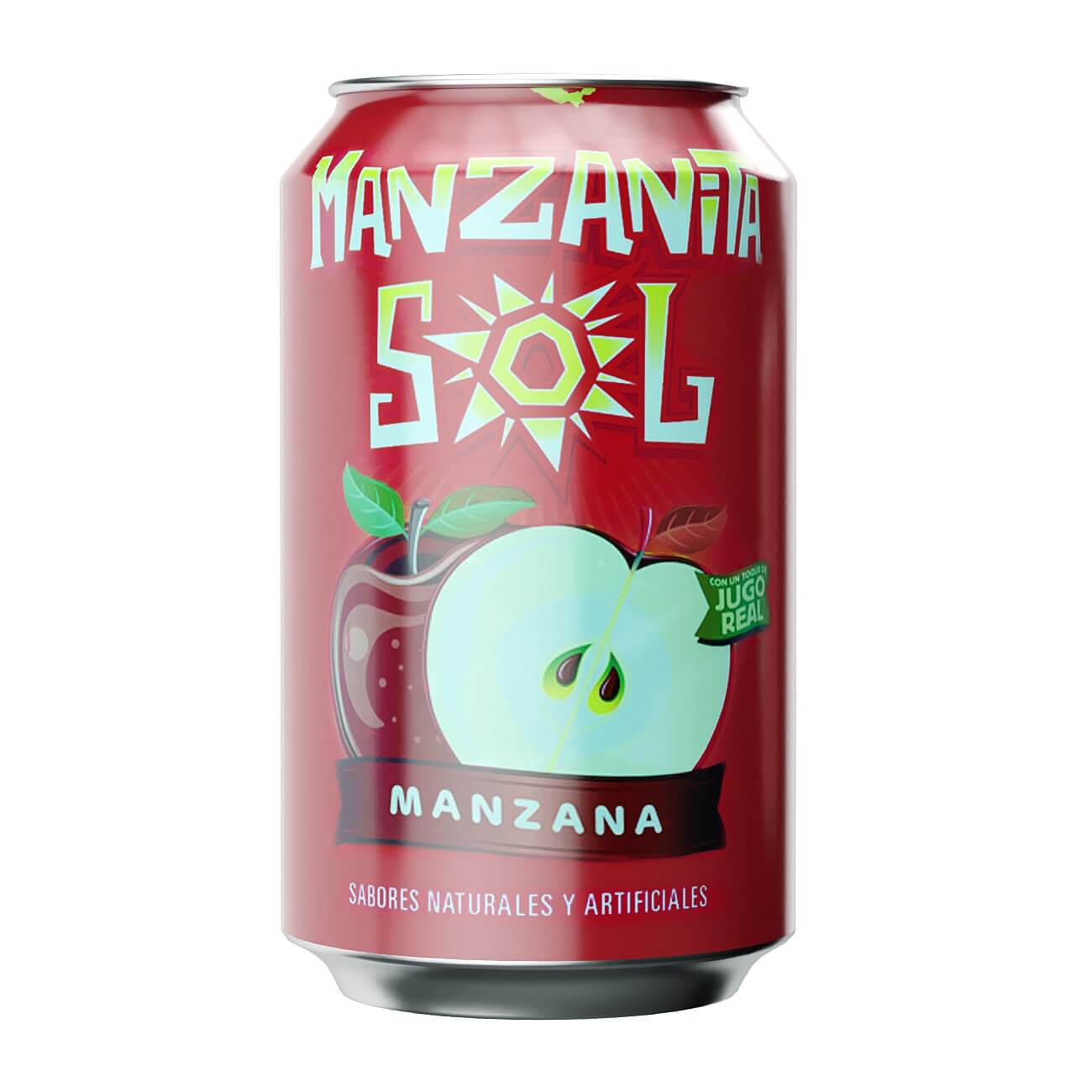 Manzanita Sol Apple Flavored Soda Can 355ml - 3D Model by murtazaboyraz