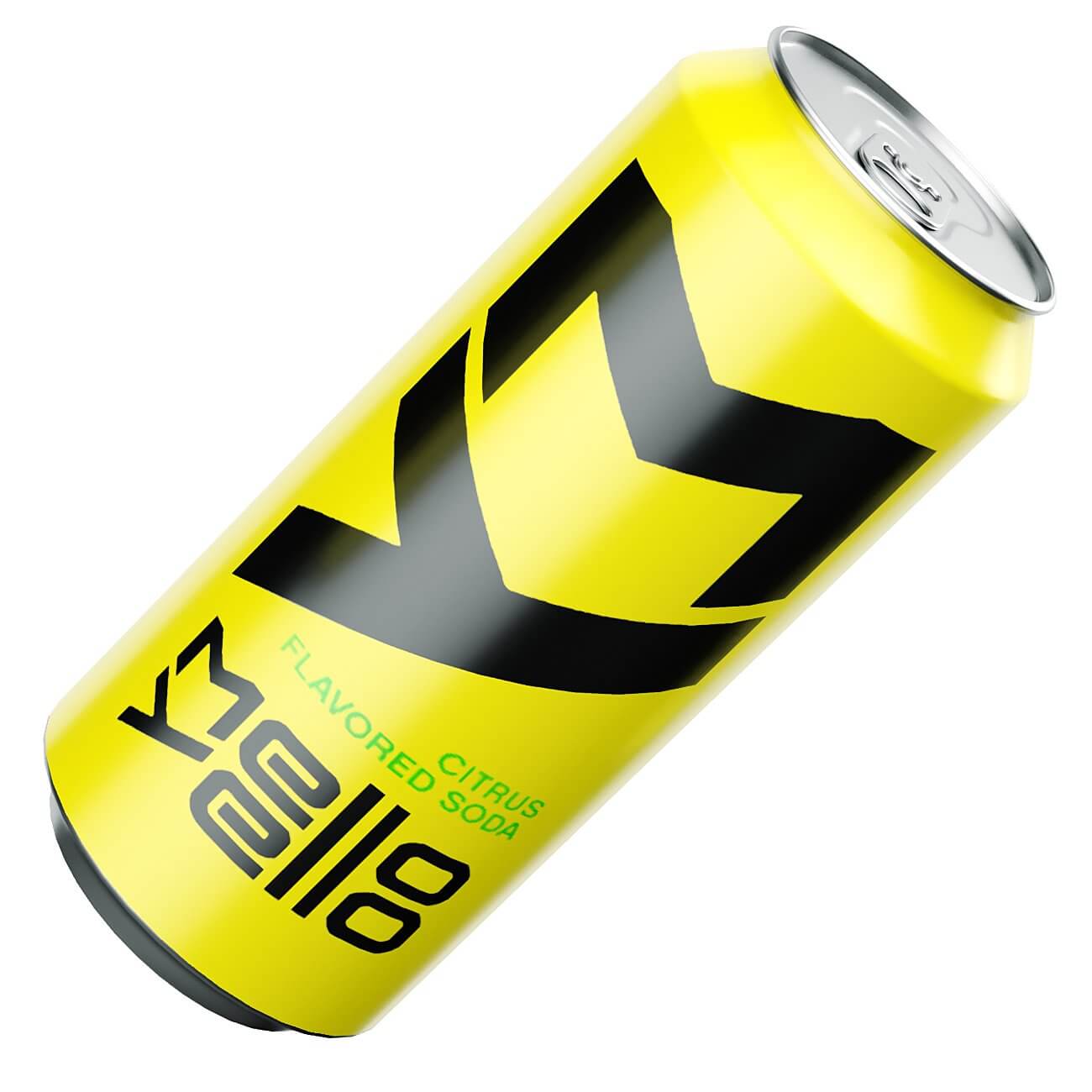 Mello Yello Soda Citrus Can 500ml - 3D Model by murtazaboyraz