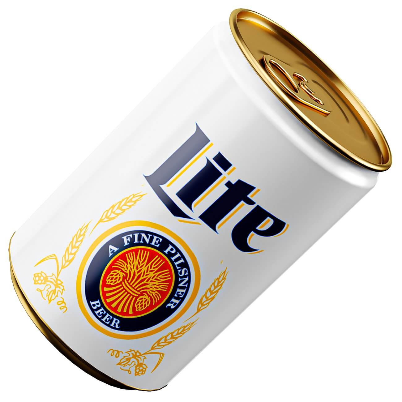 Miller Lite Beer 163ml Slime - 3D Model by murtazaboyraz