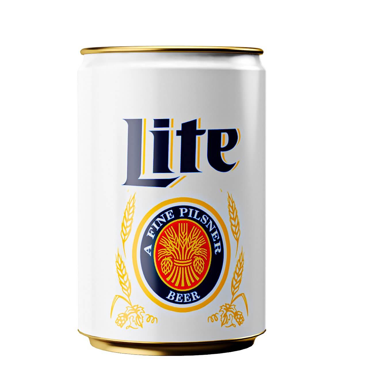 Miller Lite Beer 163ml Slime - 3D Model by murtazaboyraz