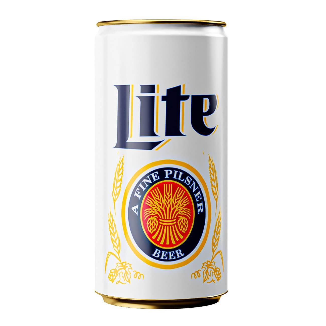 Miller Lite Beer 250ml Slime - 3D Model by murtazaboyraz