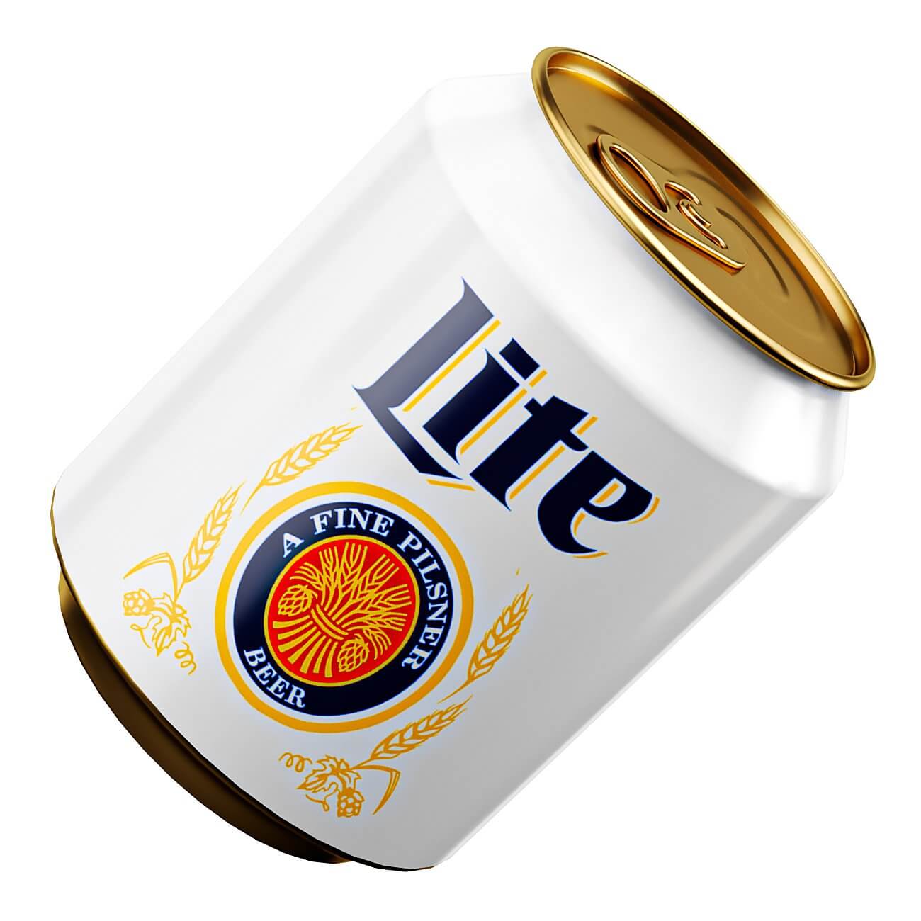 Miller Lite Beer 250ml - 3D Model by murtazaboyraz