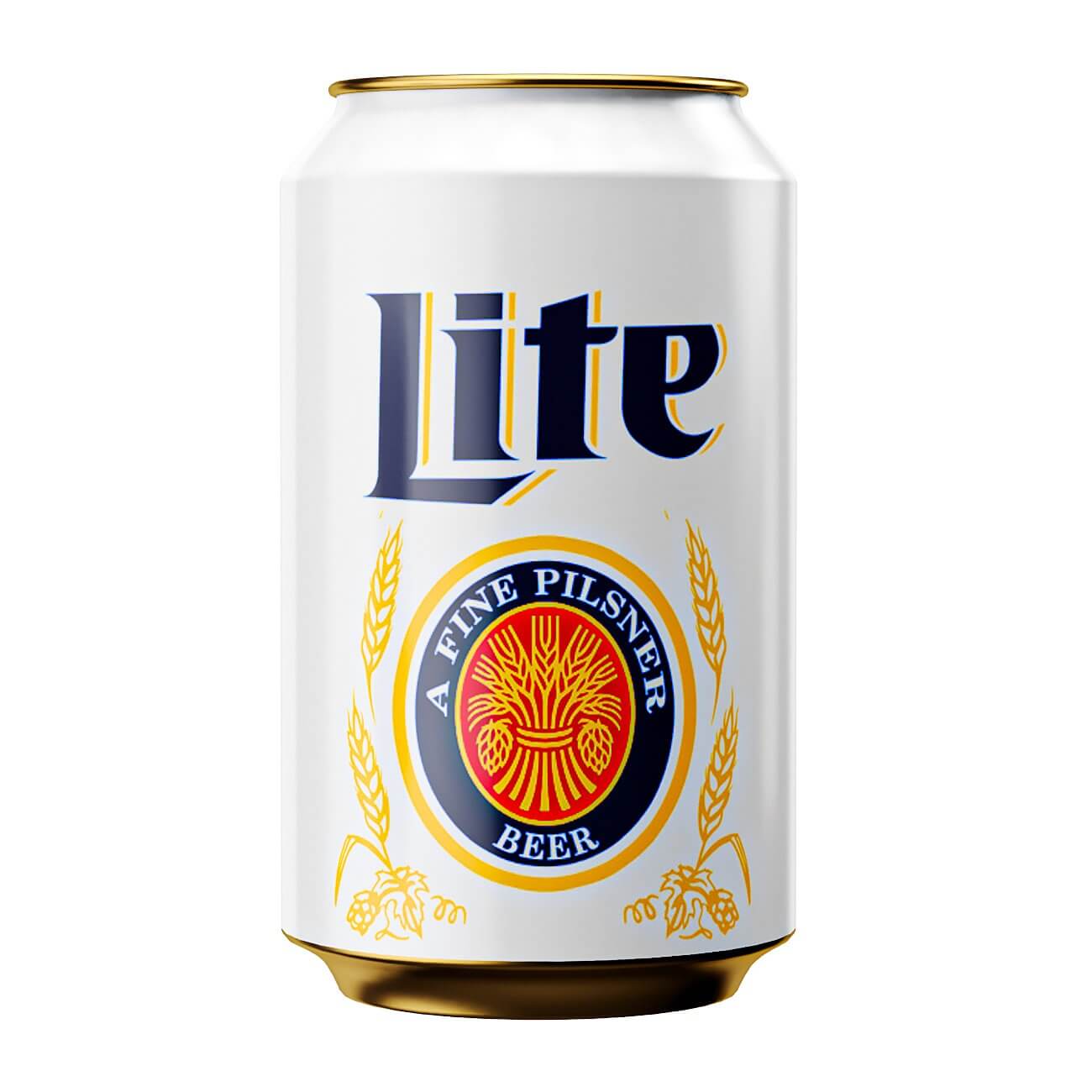 Miller Lite Beer 355ml - 3D Model by murtazaboyraz