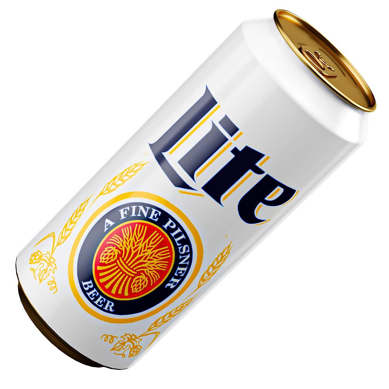 Miller Lite Beer 500ml - 3D Model by murtazaboyraz