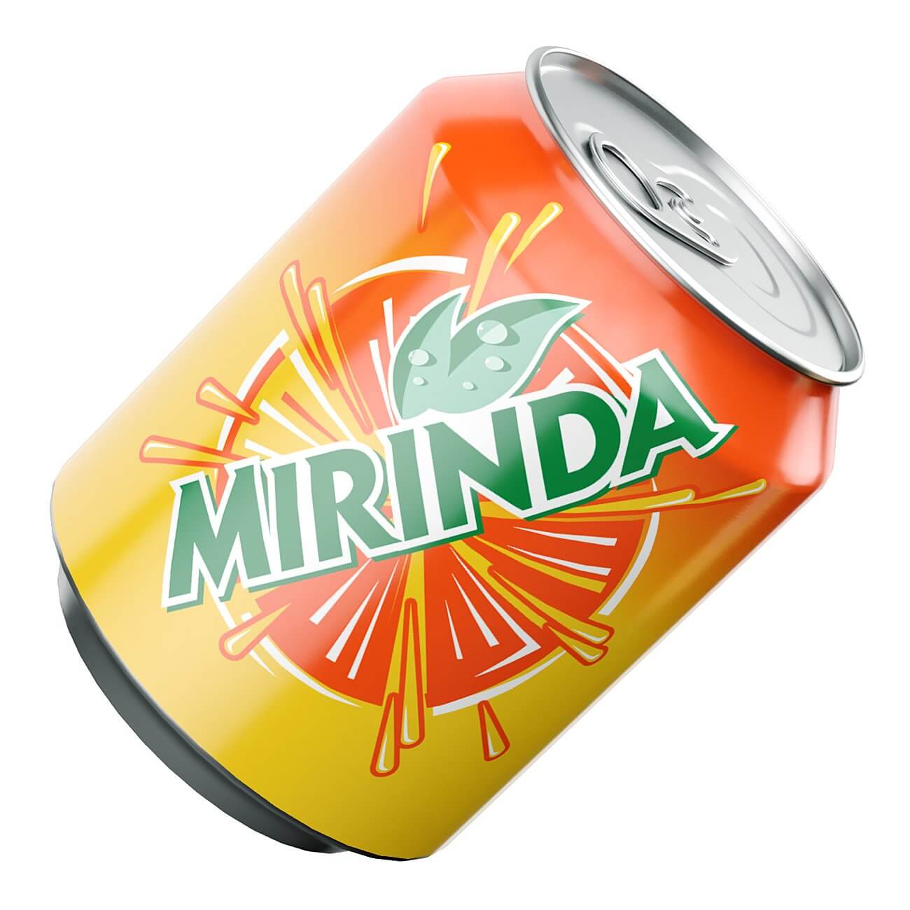 Miranda Orange Cans 250ml - 3D Model by murtazaboyraz