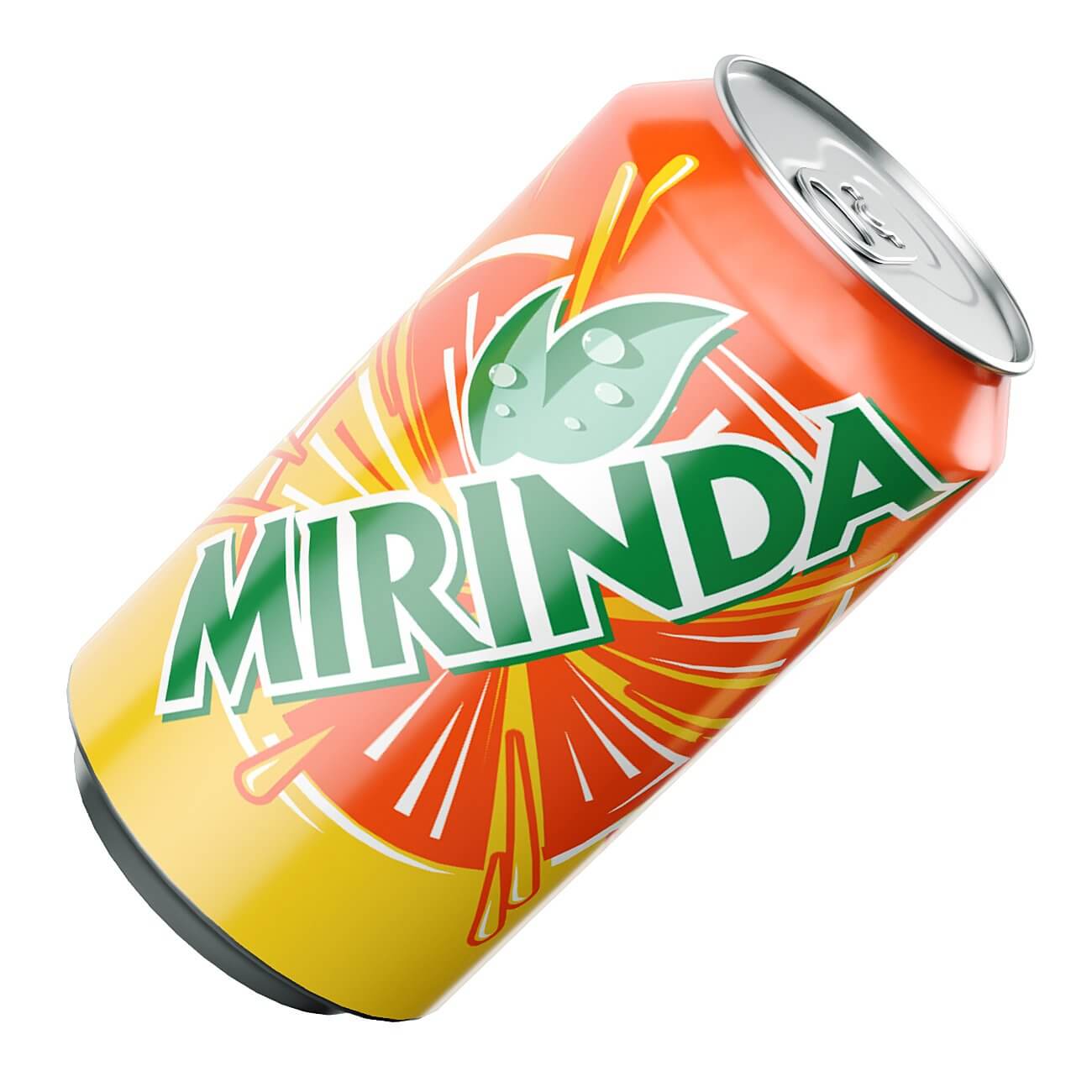 Miranda Orange Cans 375ml - 3D Model by murtazaboyraz