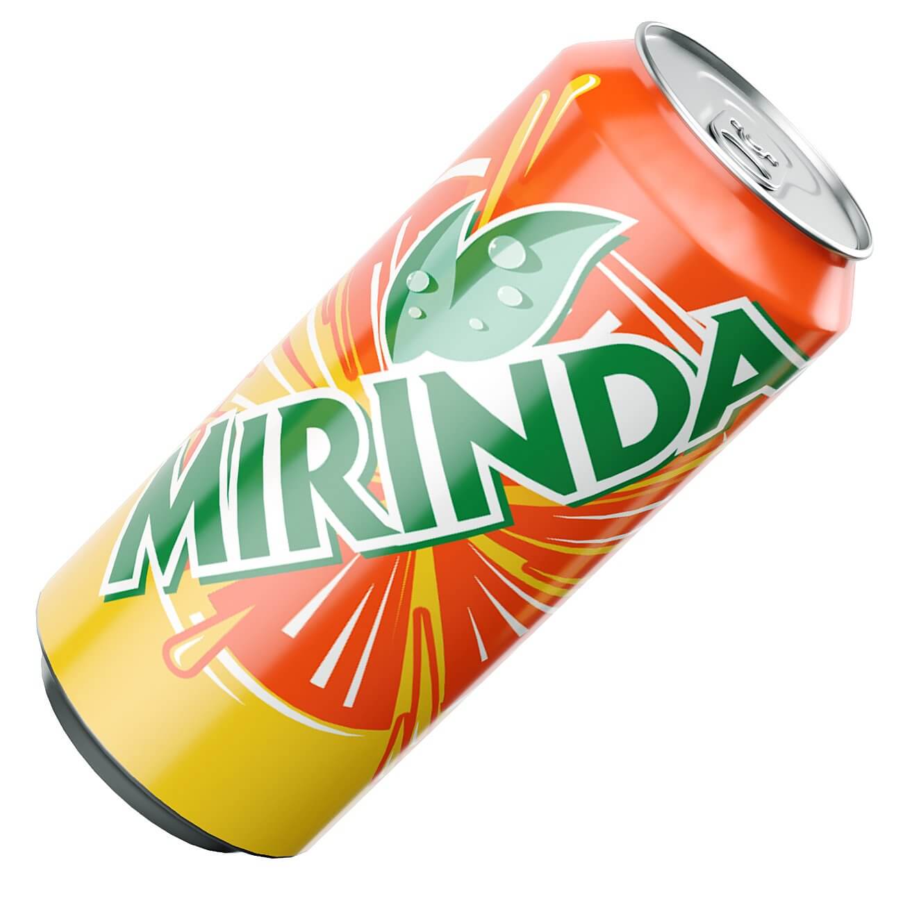 Miranda Orange Cans 500ml - 3D Model by murtazaboyraz