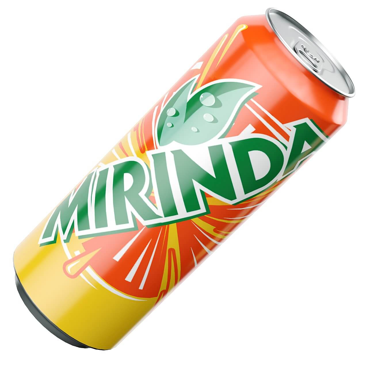 Miranda Orange Cans 568ml - 3D Model by murtazaboyraz