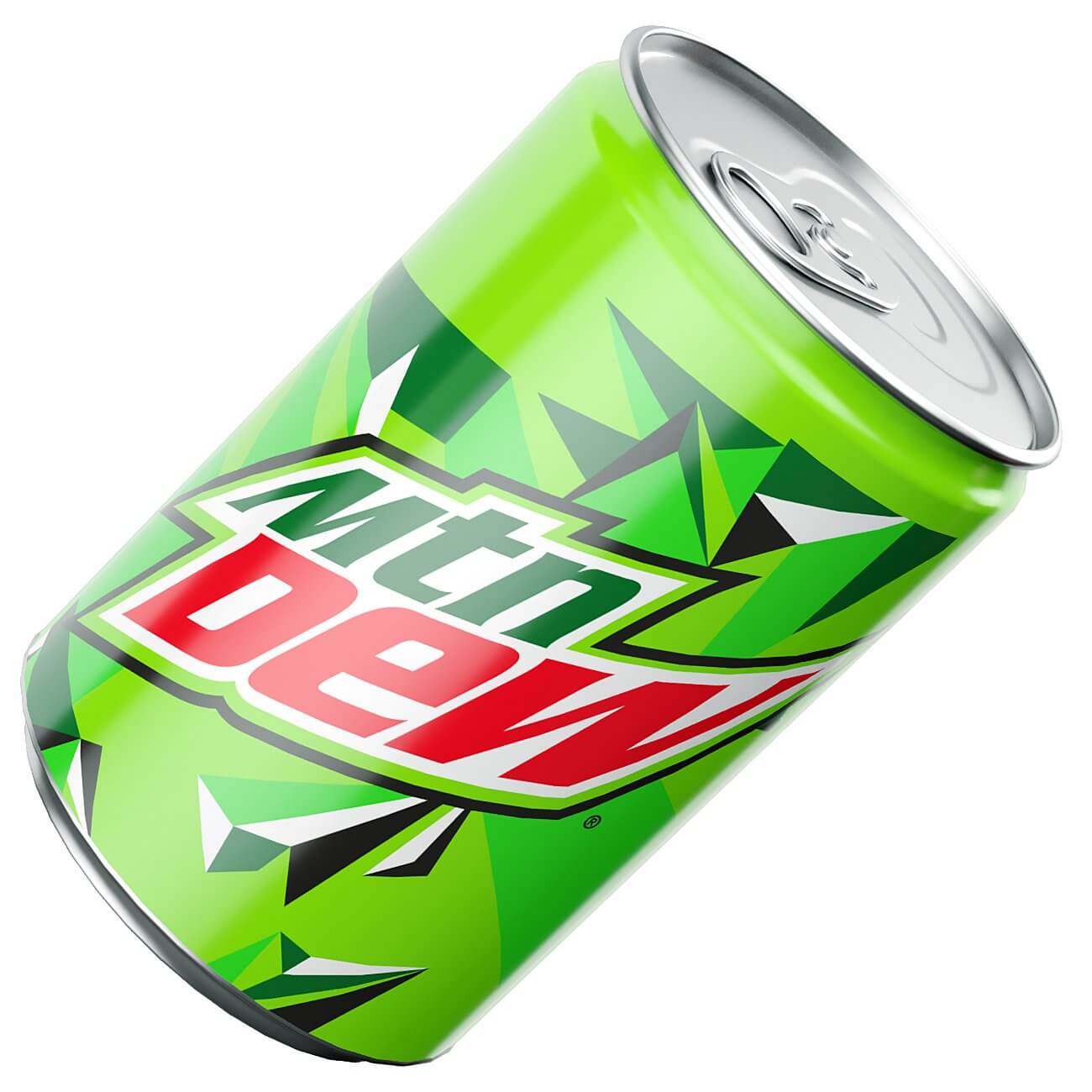 Mtn Dew Cans 163ml Slim - 3D Model by murtazaboyraz