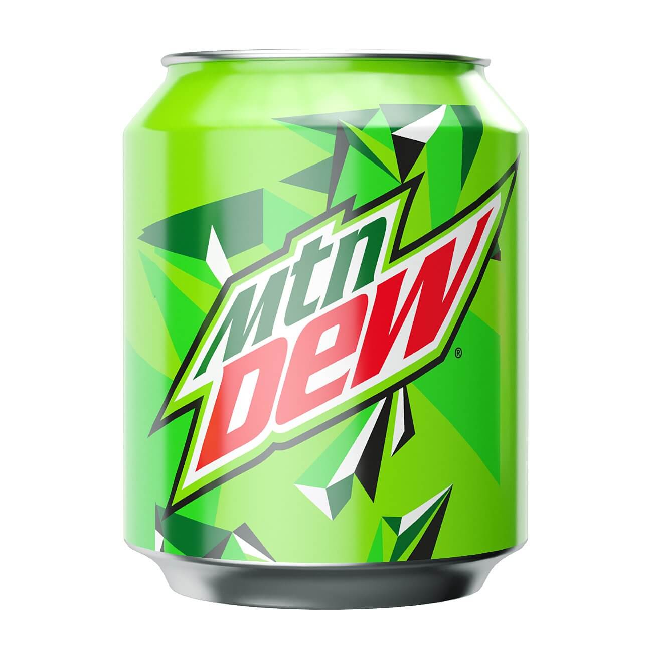 Mtn Dew Cans 250ml - 3D Model by murtazaboyraz