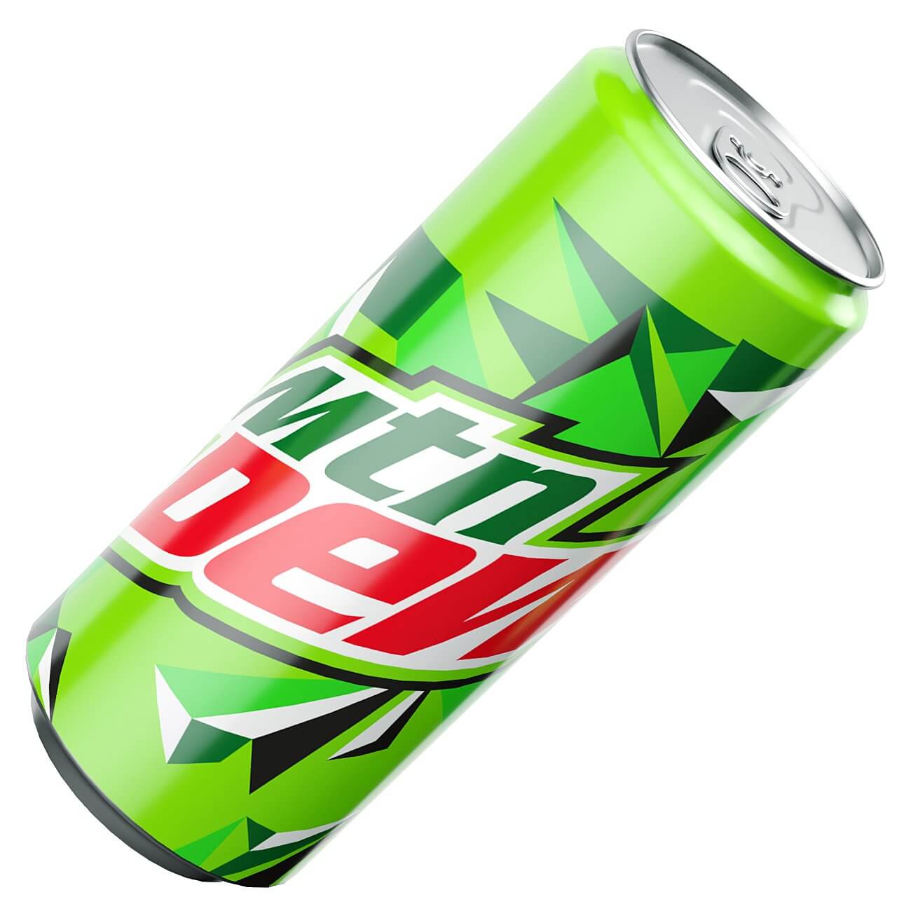 Mtn Dew Cans 355ml Sleek - 3D Model by murtazaboyraz