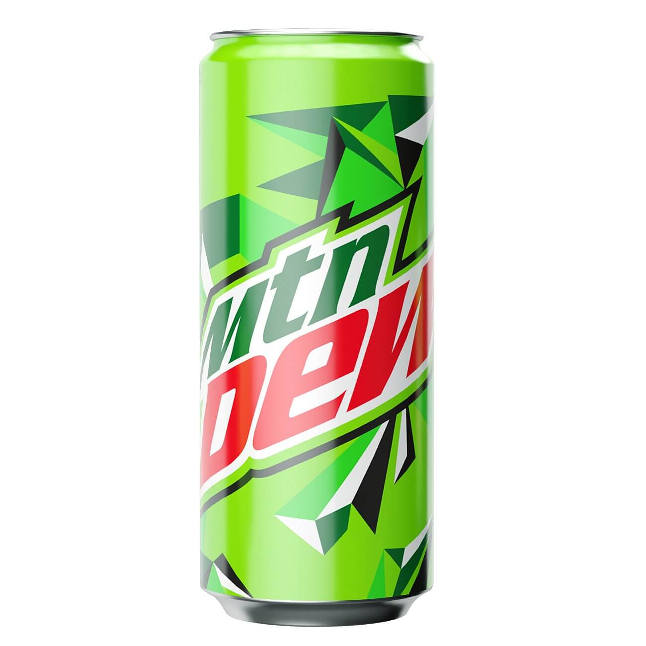 Mtn Dew Cans 355ml Sleek - 3D Model by murtazaboyraz