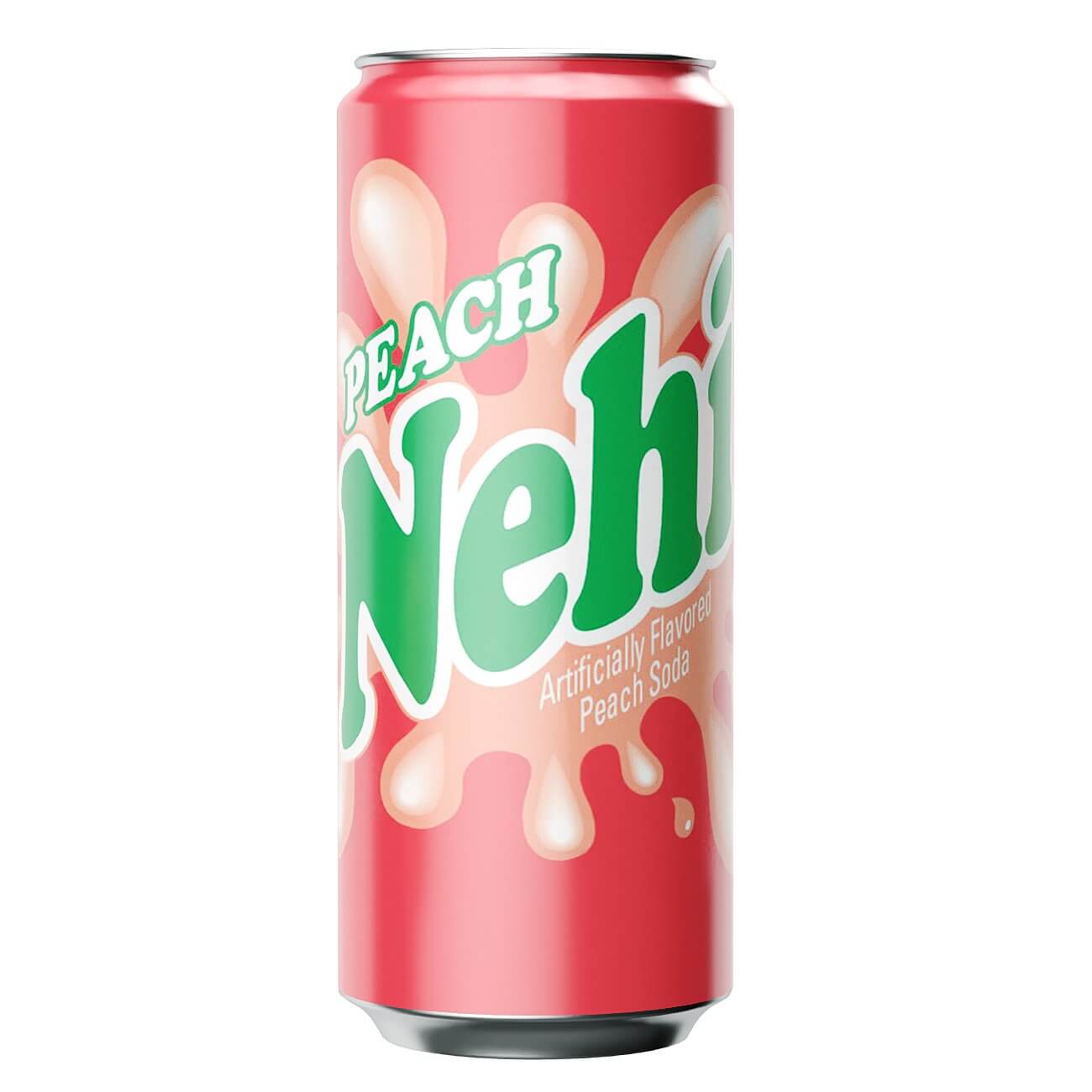 Nehi Peach Soda Can 355ml Sleek - 3D Model by murtazaboyraz