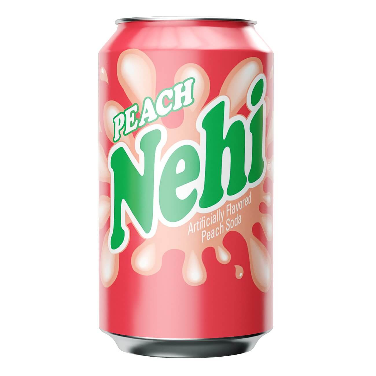 Nehi Peach Soda Can 355ml - 3D Model by murtazaboyraz