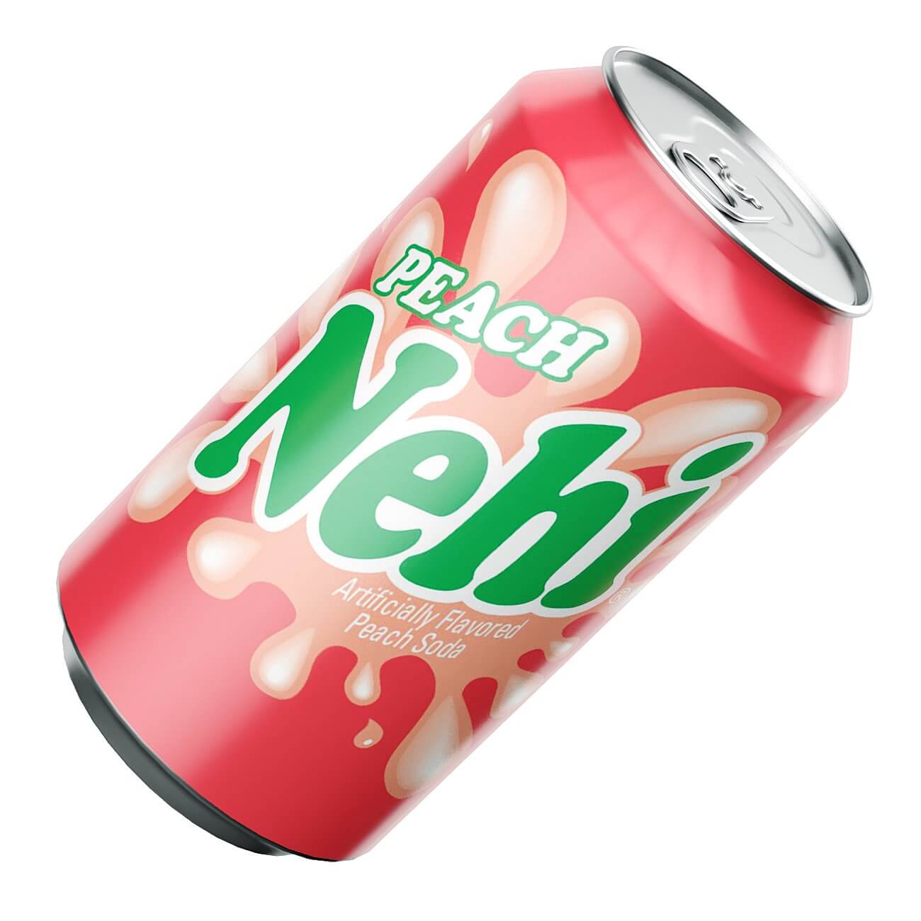 Nehi Peach Soda Can 375ml - 3D Model by murtazaboyraz