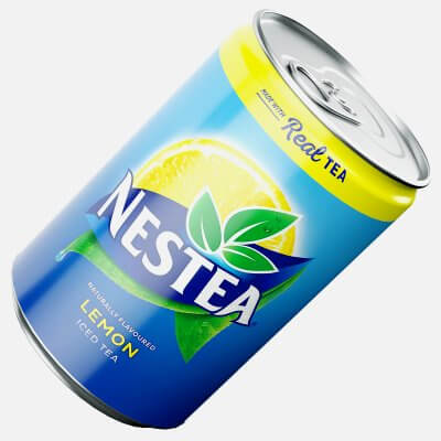 Nestea Iced Tea Cans 163ml Slim - 3D Model by murtazaboyraz
