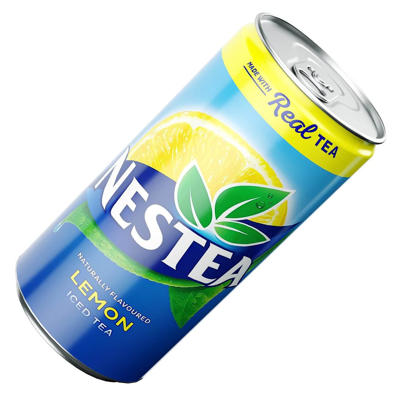 Nestea Iced Tea Cans 250ml Slim - 3D Model by murtazaboyraz