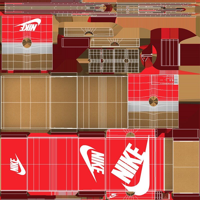 Nike Shoe Box Classic - 3D Model by murtazaboyraz