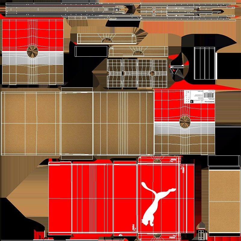 Puma Shoe Box 003 - 3D Model by murtazaboyraz