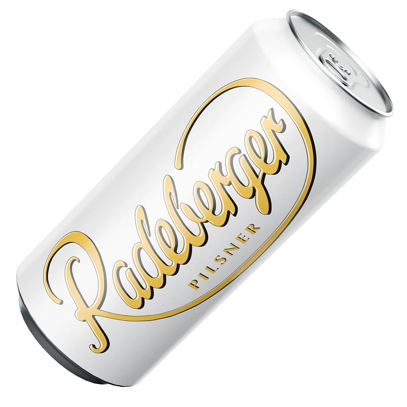 Radeberger Beer Cans 500ml - 3D Model by murtazaboyraz