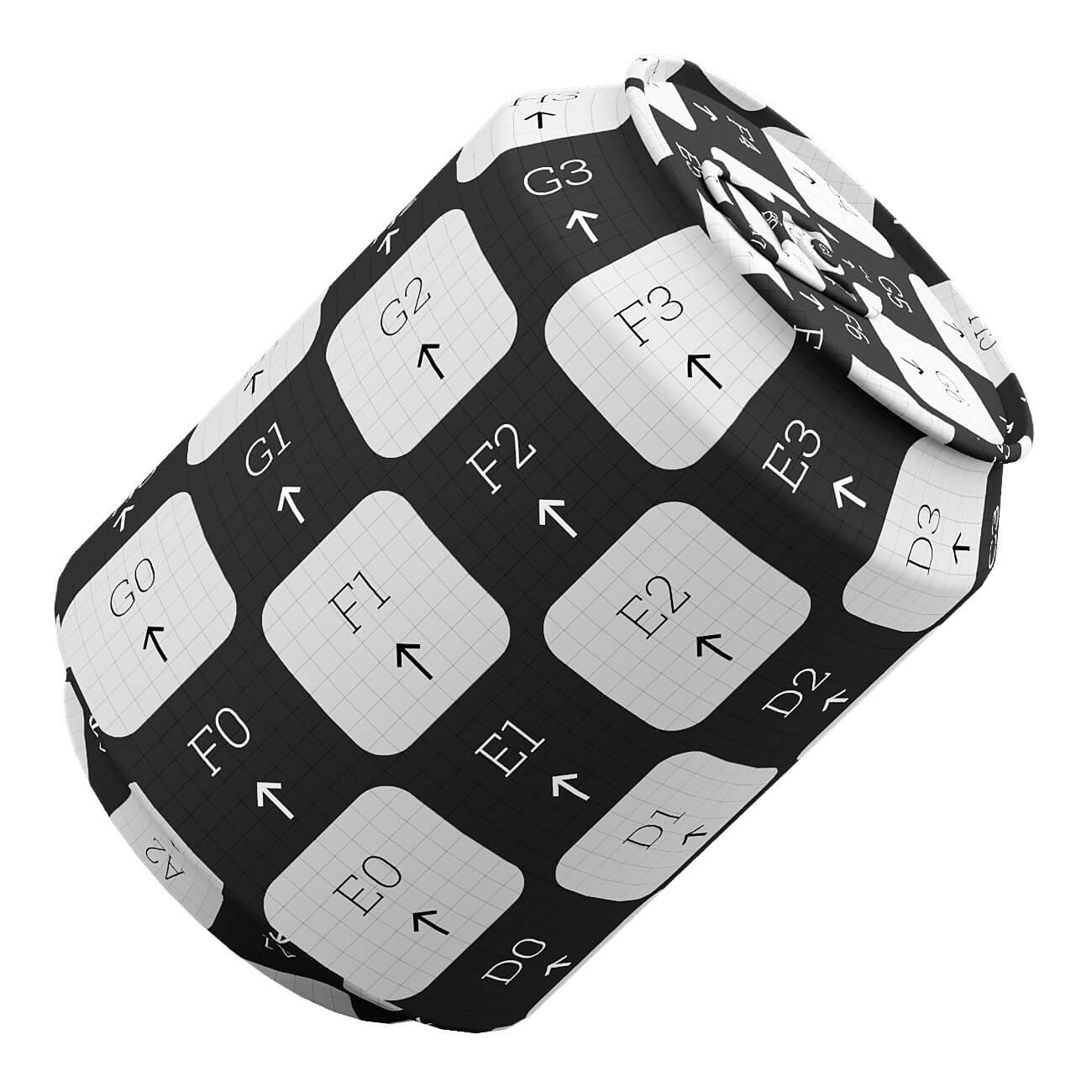 RC Cola Royal Crown Cola Soda Can 250ml - 3D Model by murtazaboyraz