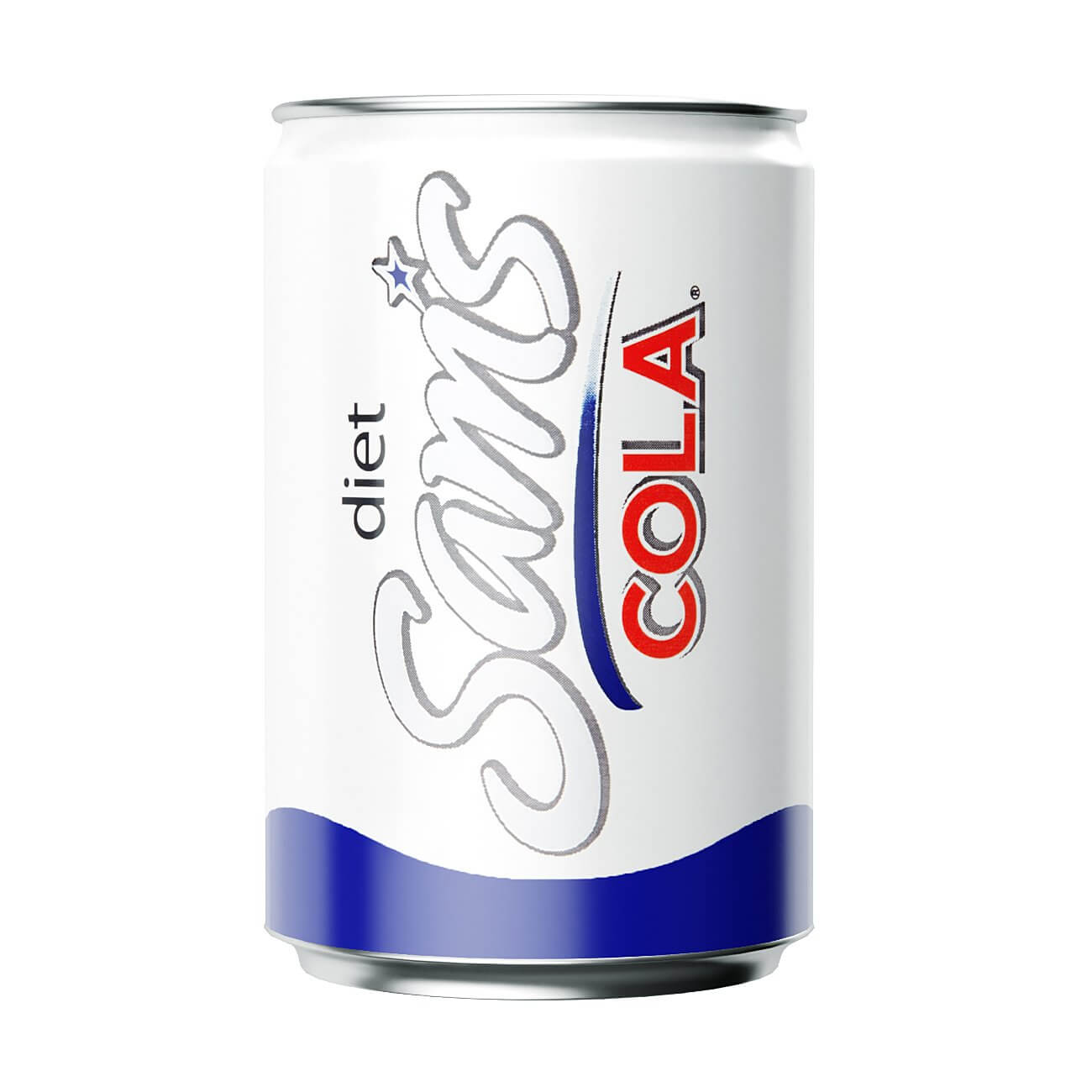 Sams Cola Diet Soda Can 163ml Slim - 3D Model by murtazaboyraz