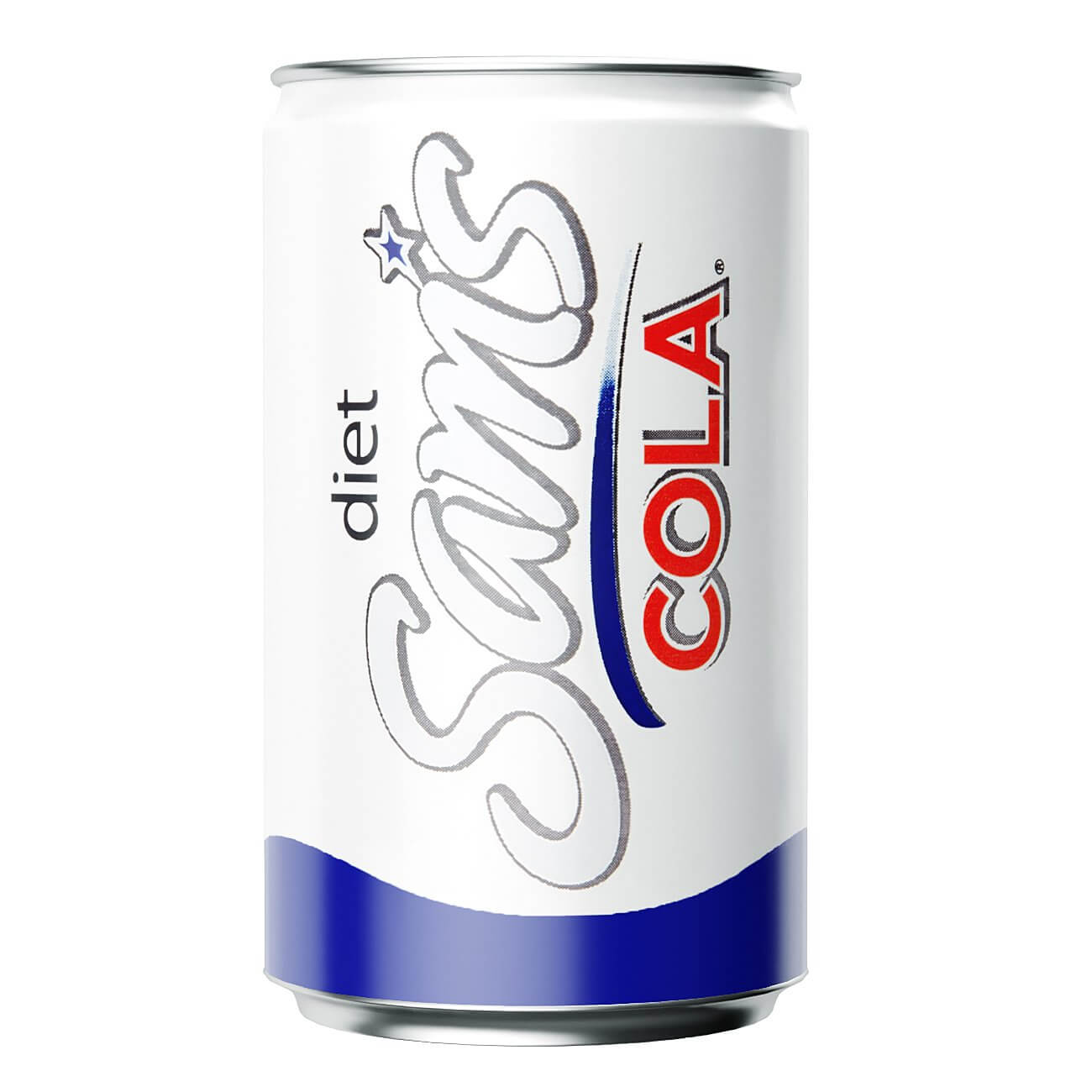 Sams Cola Diet Soda Can 187ml Slim - 3D Model by murtazaboyraz
