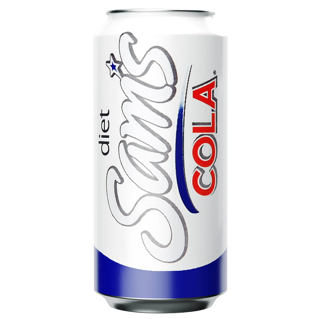 Sams Cola Diet Soda Can 473ml - 3D Model by murtazaboyraz
