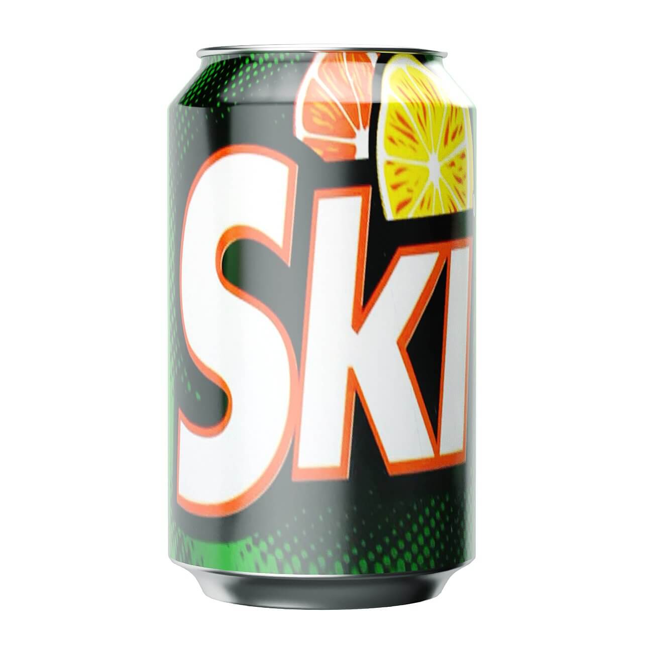 Ski Citrus Soda Can 355ml - 3D Model by murtazaboyraz