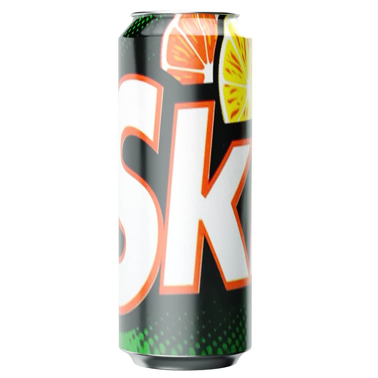 Ski Citrus Soda Can 568ml - 3D Model by murtazaboyraz