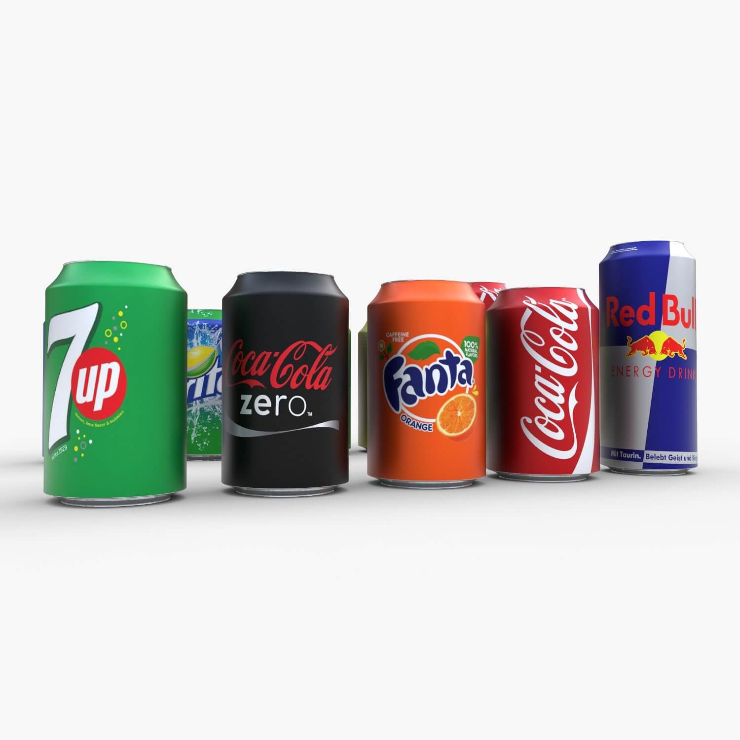 Soda Can Collection - 3D Model by murtazaboyraz
