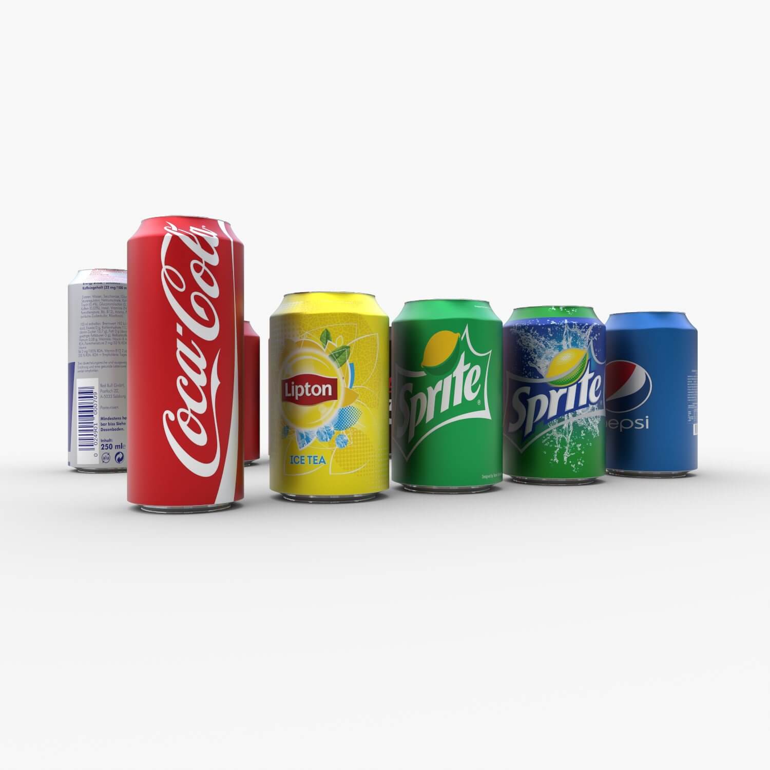 Soda Can Collection - 3D Model by murtazaboyraz
