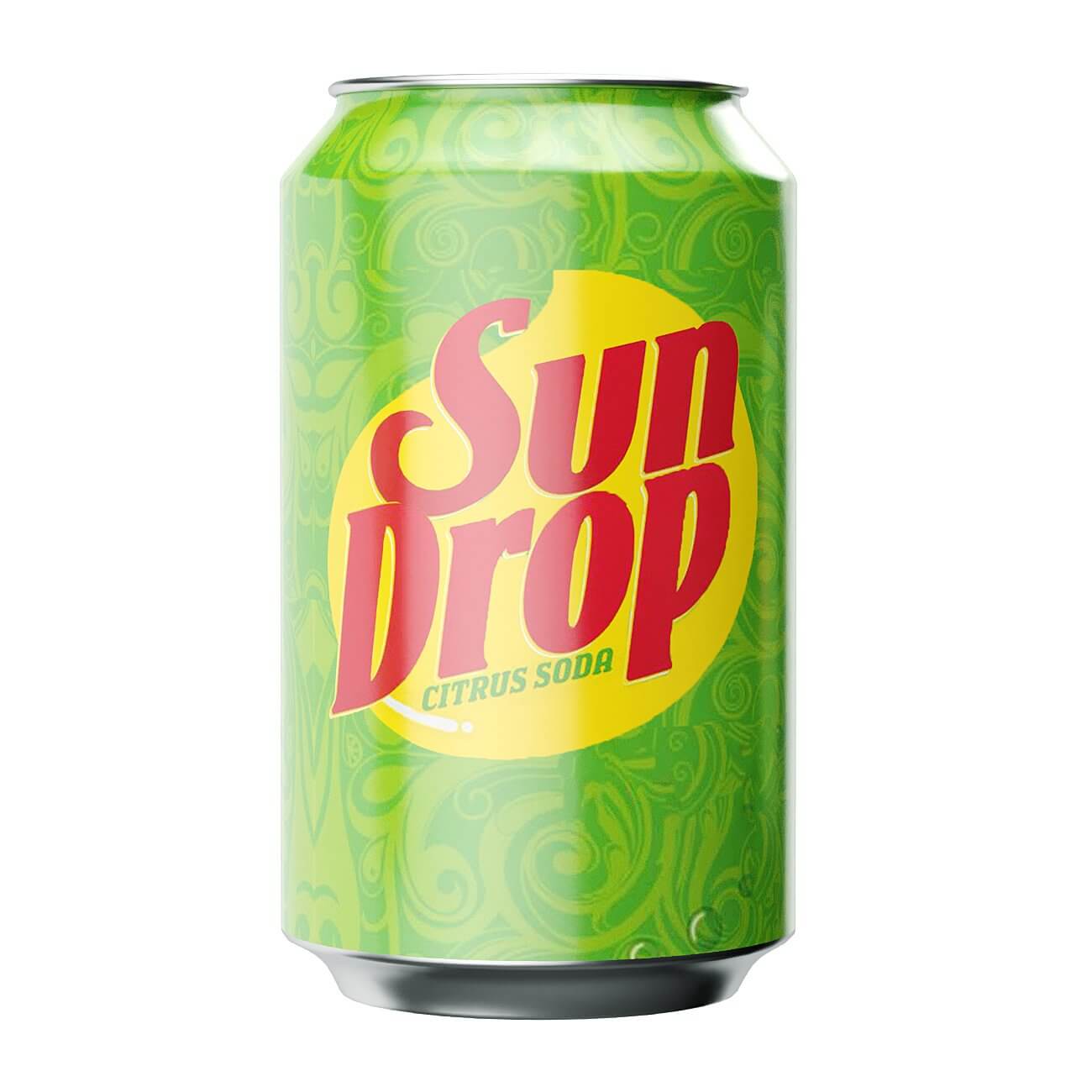 Sun Drop Citrus Soda Can 355ml - 3D Model by murtazaboyraz