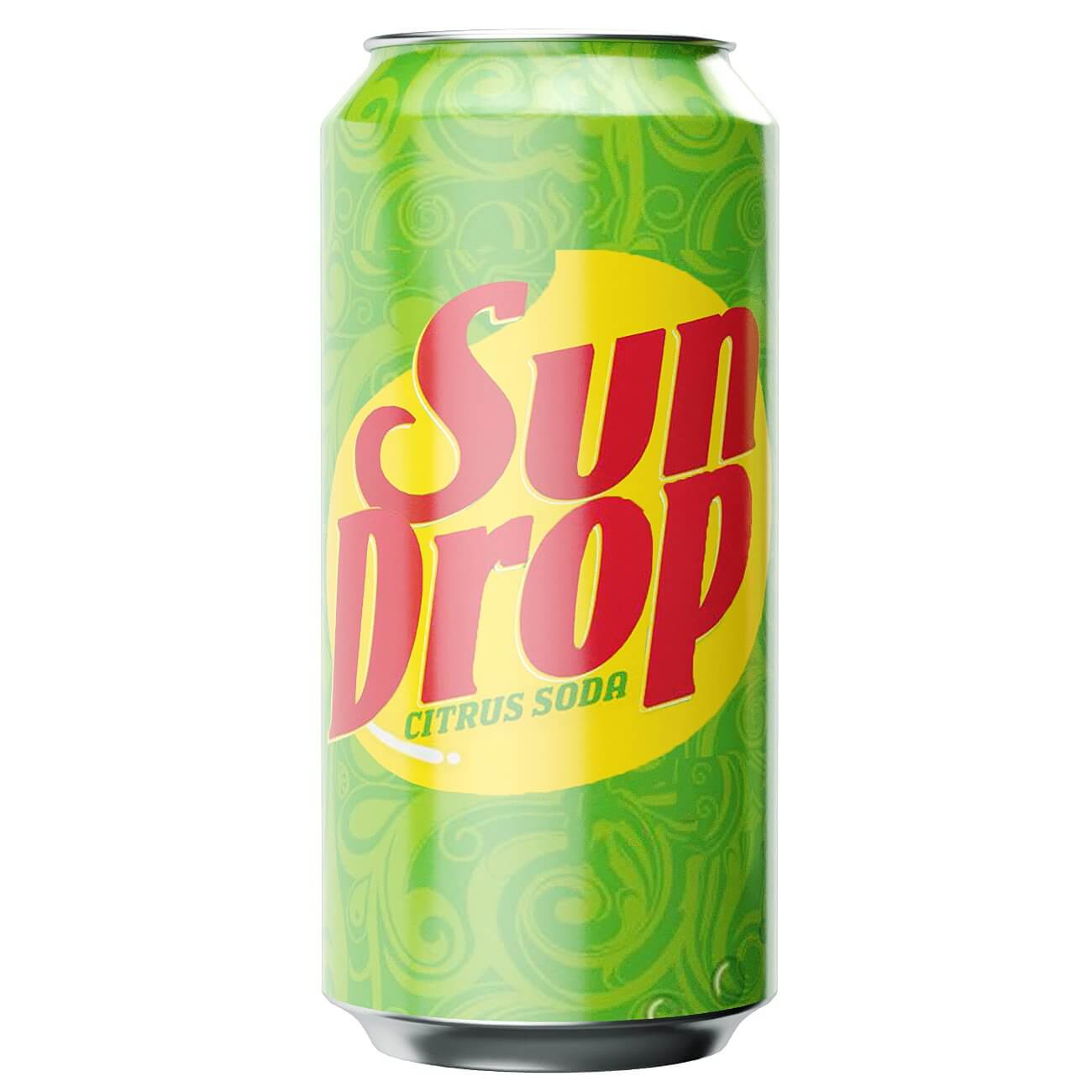 Sun Drop Citrus Soda Can 473ml - 3D Model by murtazaboyraz
