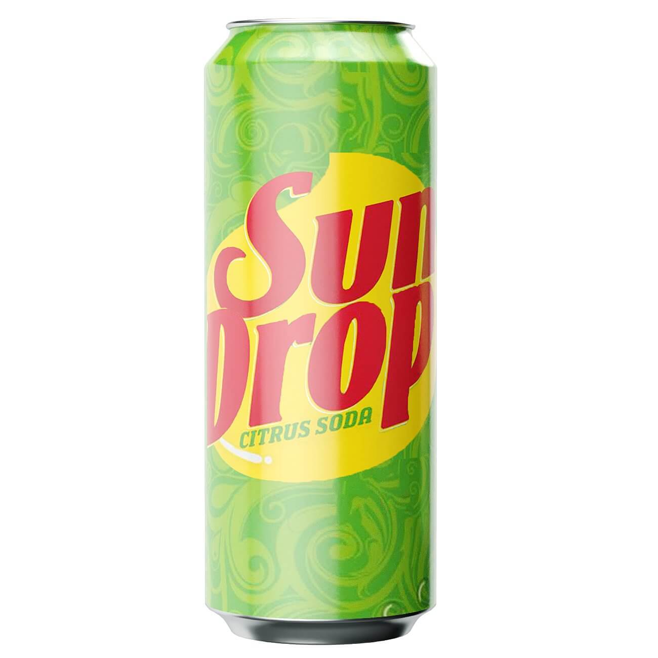 Sun Drop Citrus Soda Can 568ml - 3D Model by murtazaboyraz