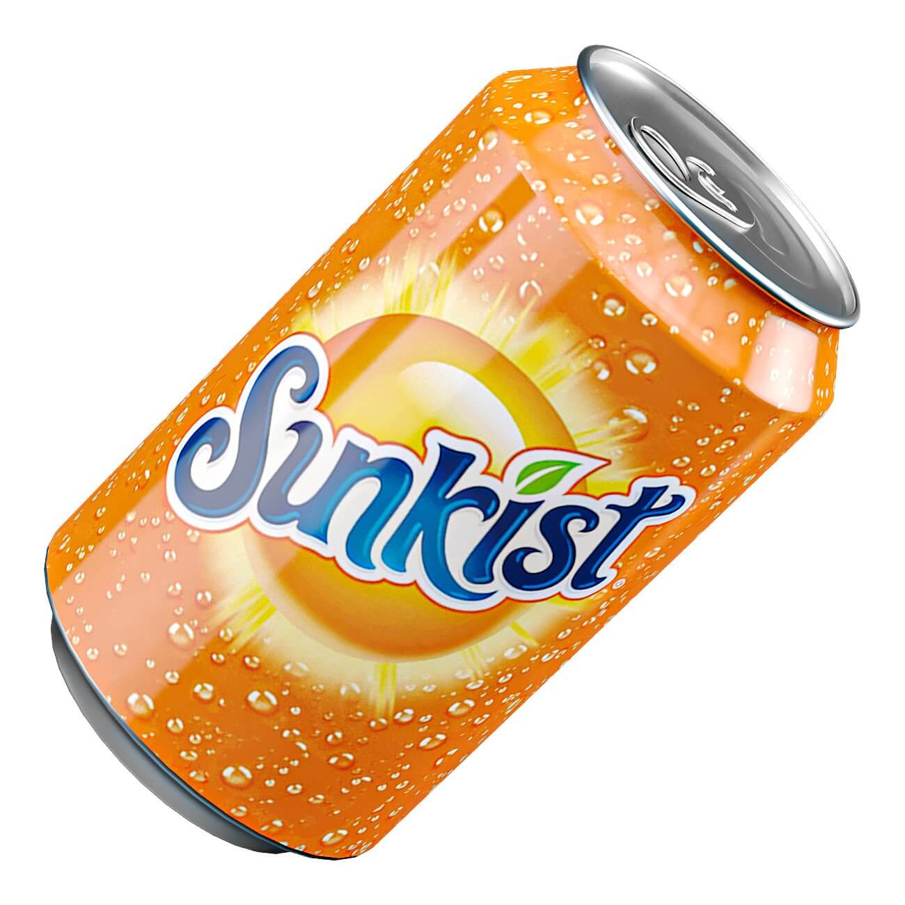 Sunkist Orange Soda 355ml - 3D Model by murtazaboyraz