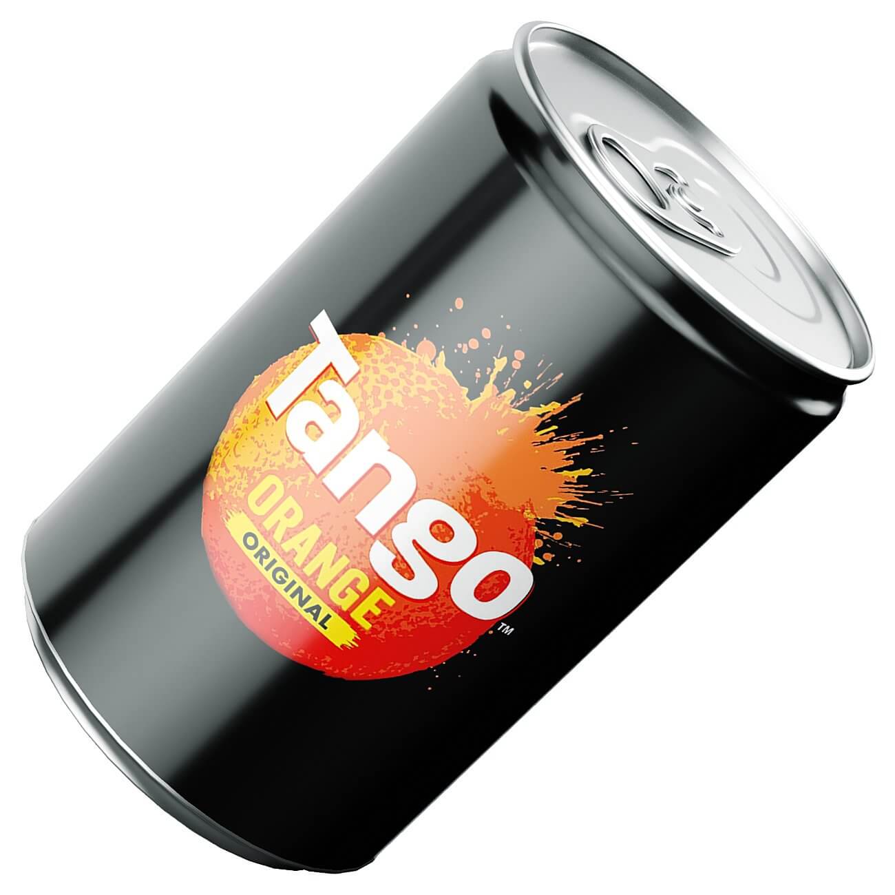 Tango Orange Can 163ml Slim - 3D Model by murtazaboyraz