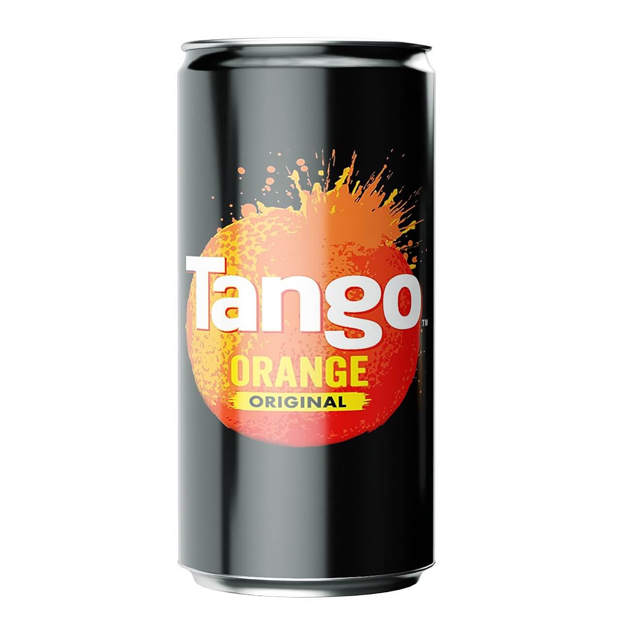 Tango Orange Can 250ml Slim - 3D Model by murtazaboyraz