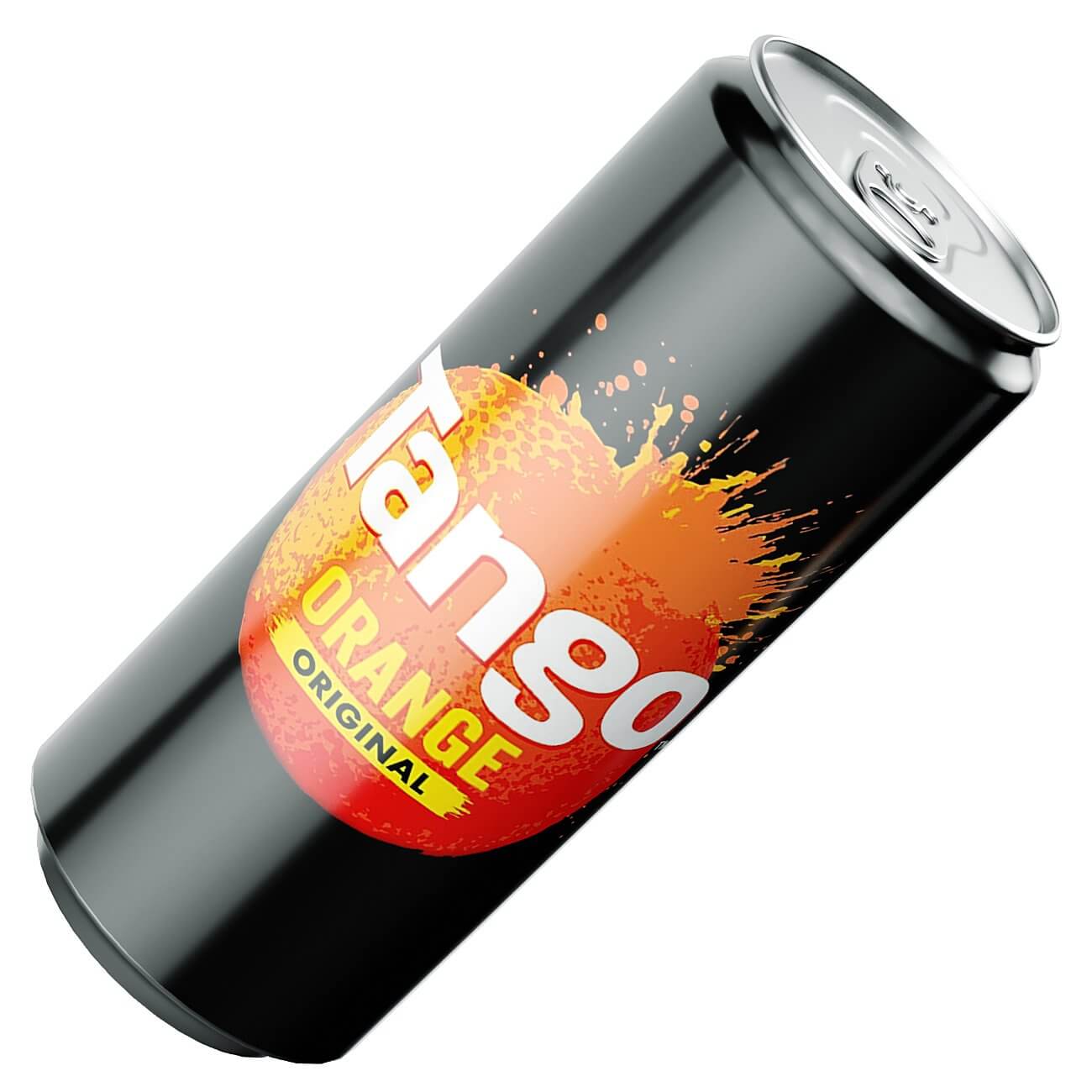 Tango Orange Can 355ml Sleek - 3D Model by murtazaboyraz