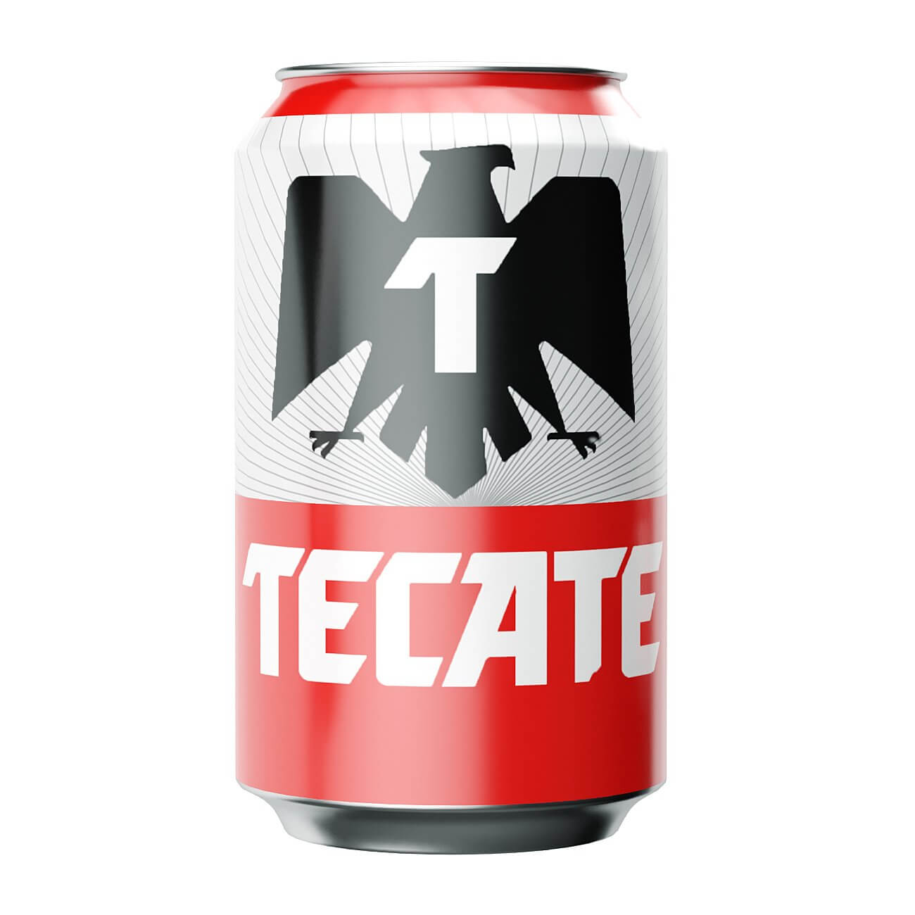 Tecate Original Mexican Lager Beer Can 355ml - 3D Model by murtazaboyraz