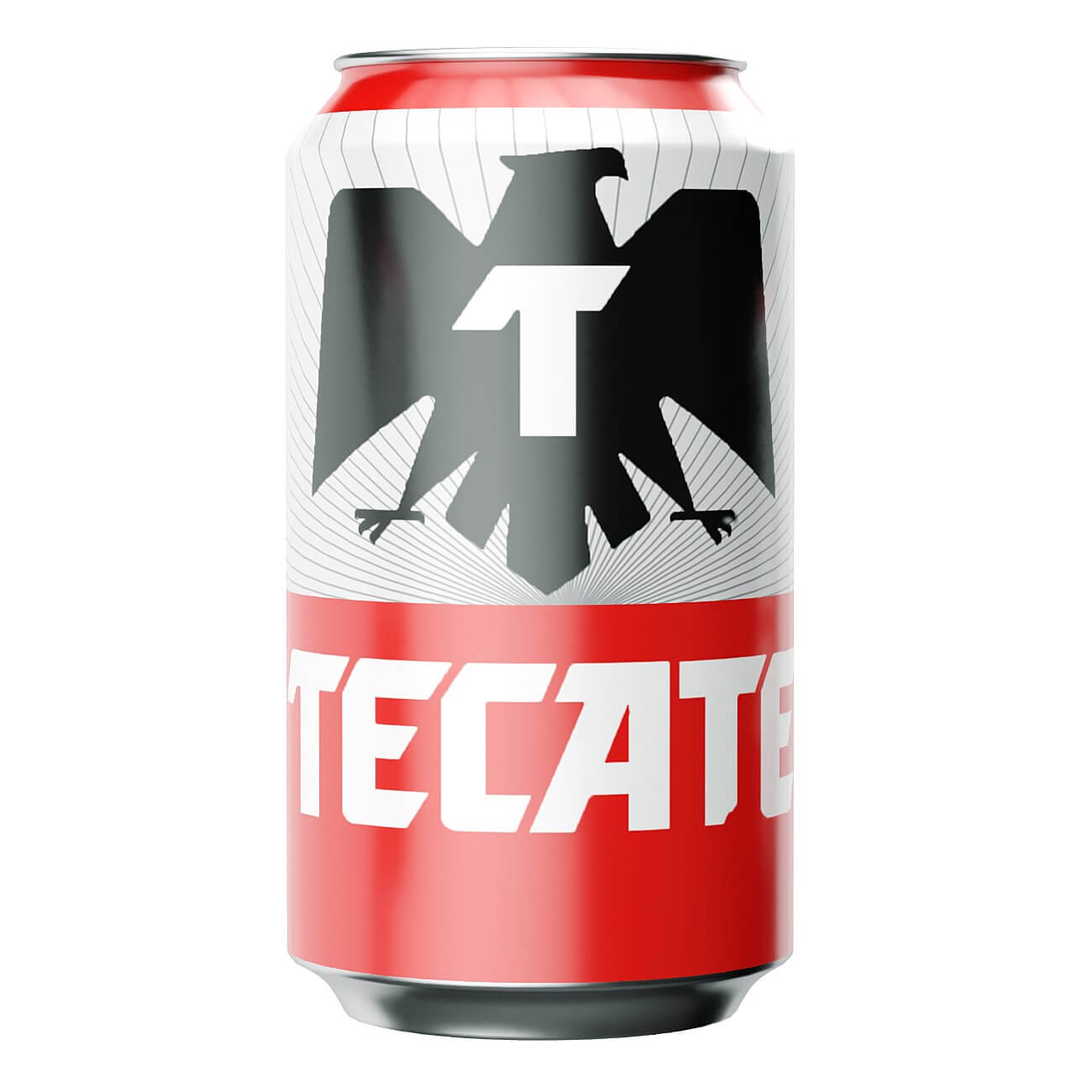 Tecate Original Mexican Lager Beer Can 375ml - 3D Model by murtazaboyraz