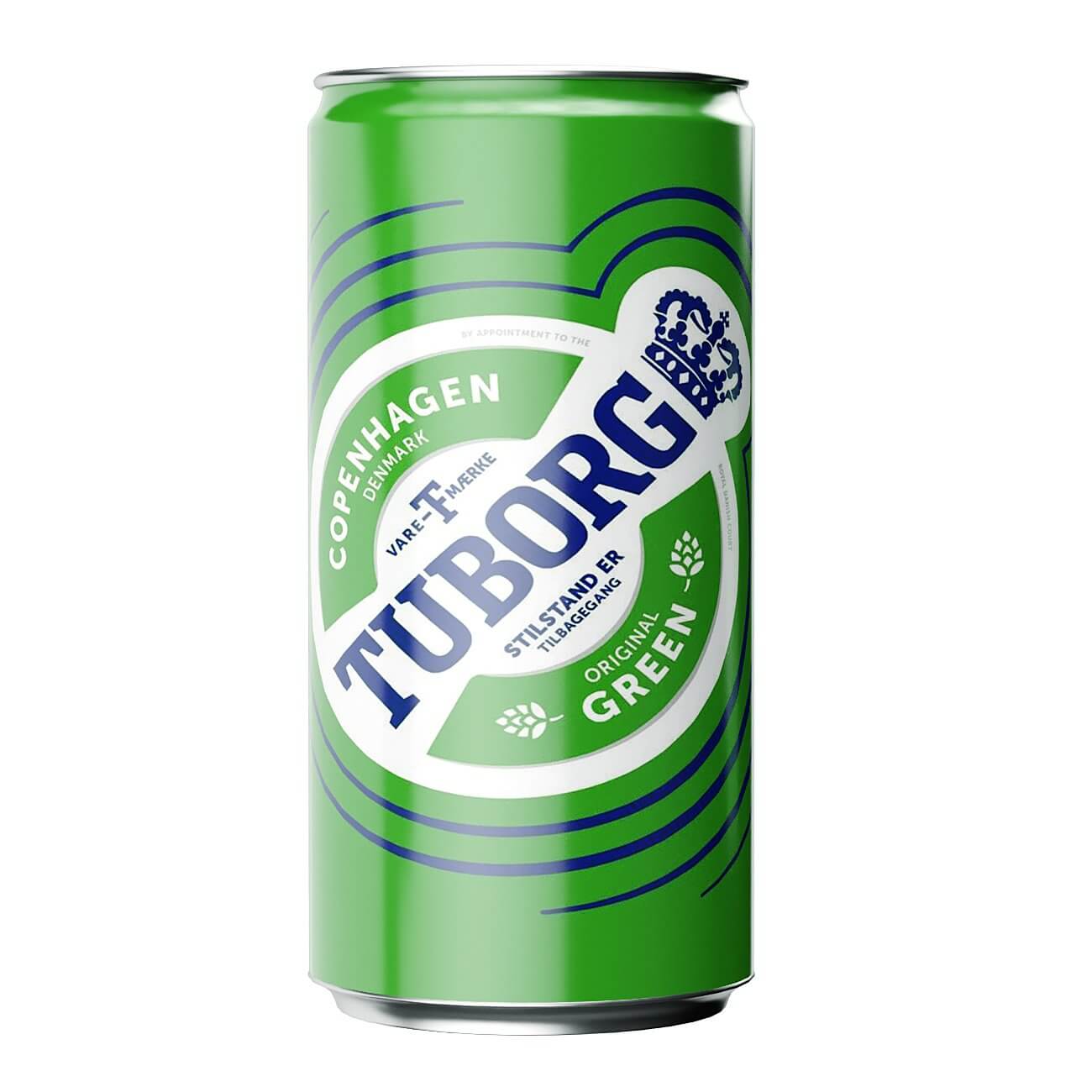 Tuborg Beer Cans 250ml Slim - 3D Model by murtazaboyraz