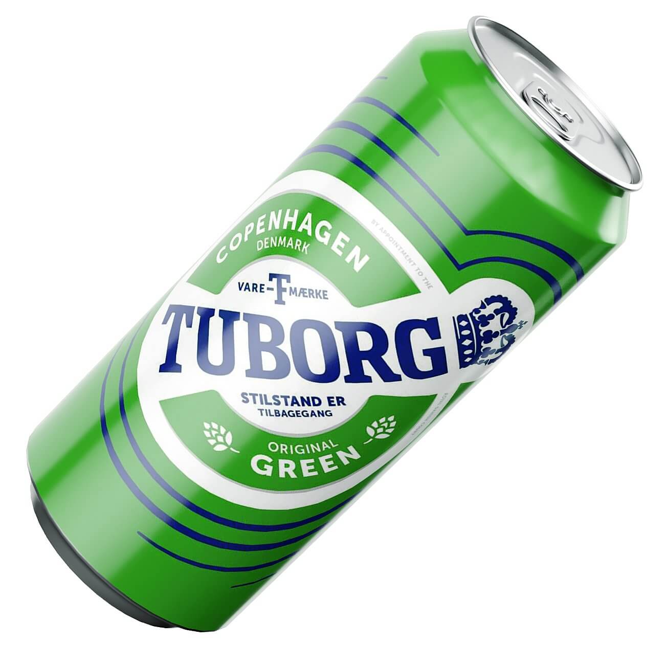 Tuborg Beer Cans 500ml - 3D Model by murtazaboyraz