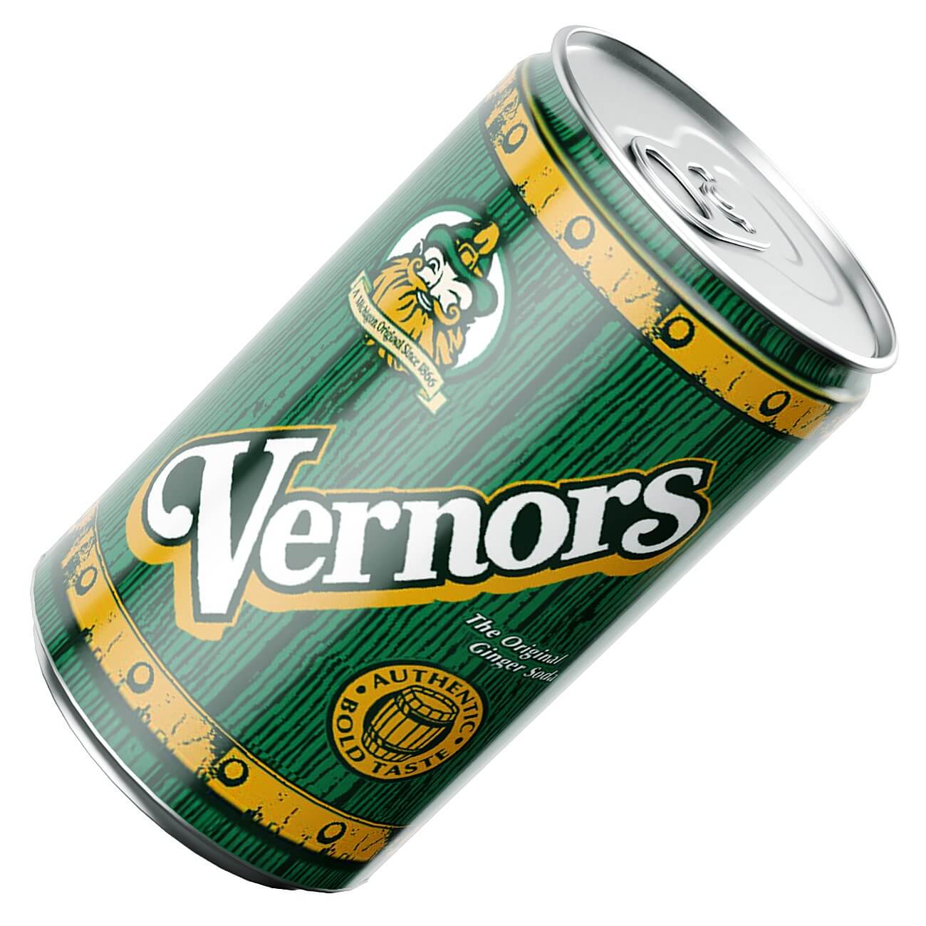 Vernors Ginger Ale Soda 187ml Slim - 3D Model by murtazaboyraz