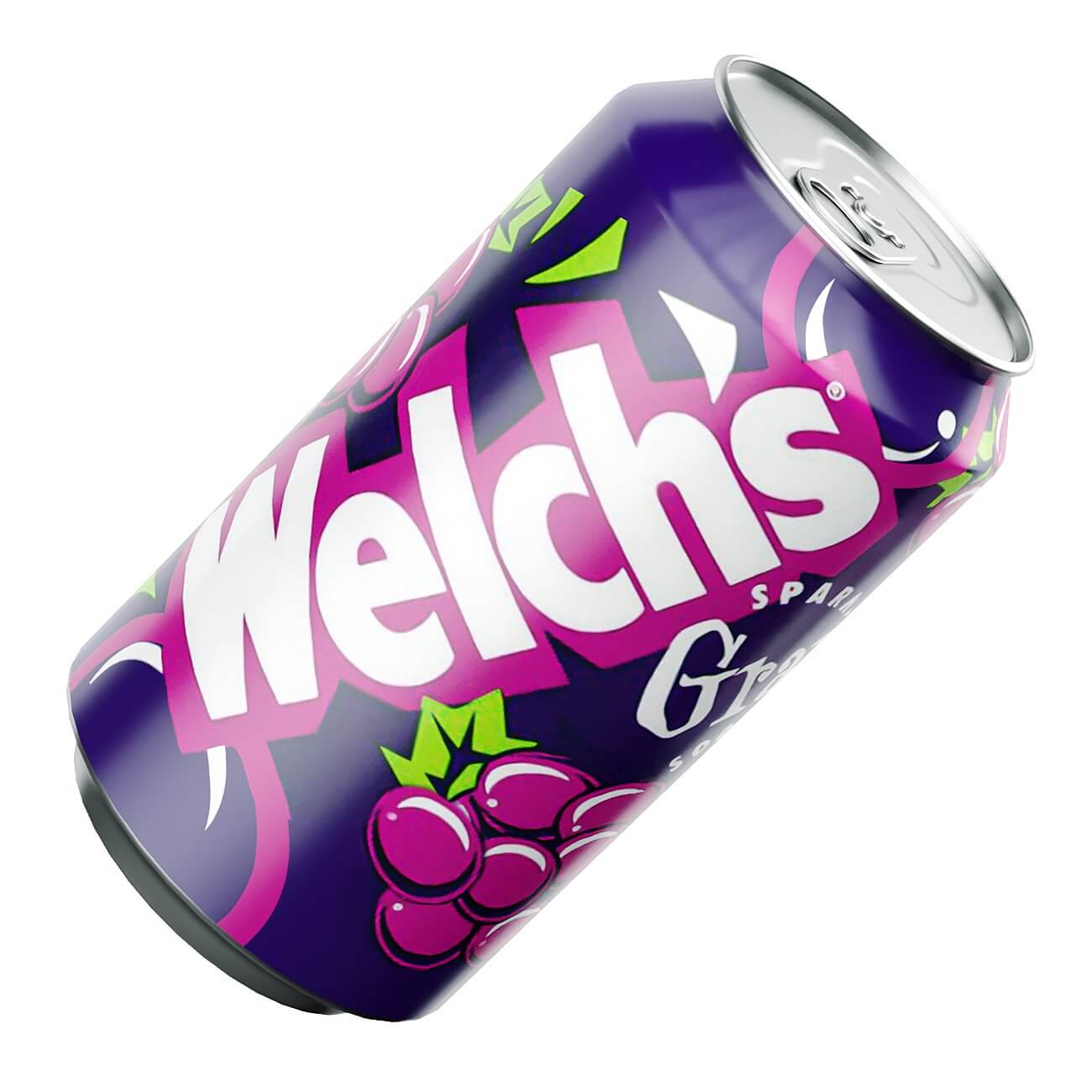 Welch's Grape Soda Can 375ml - 3D Model by murtazaboyraz
