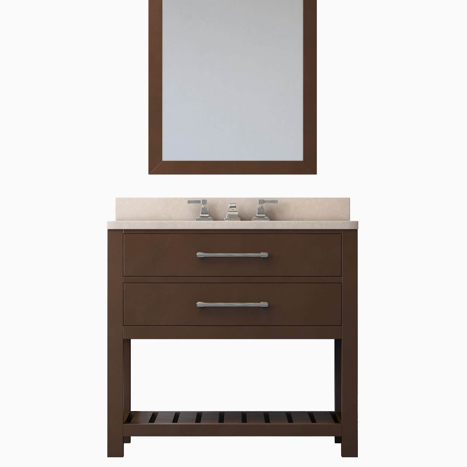 Hutton 2-Drawer Single Washstand 3D Model by musladinov